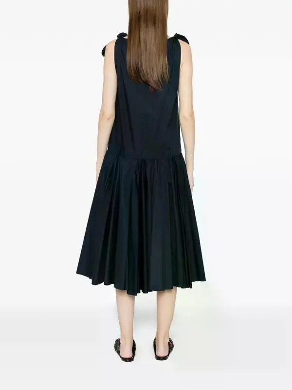 N°21 Tie Straps Gathered Dress