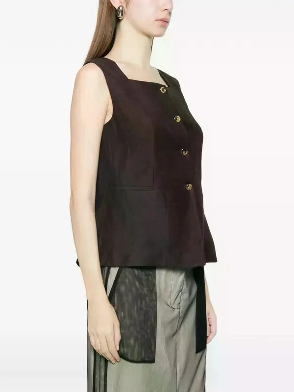 Liviana Conti Button-front Gilet