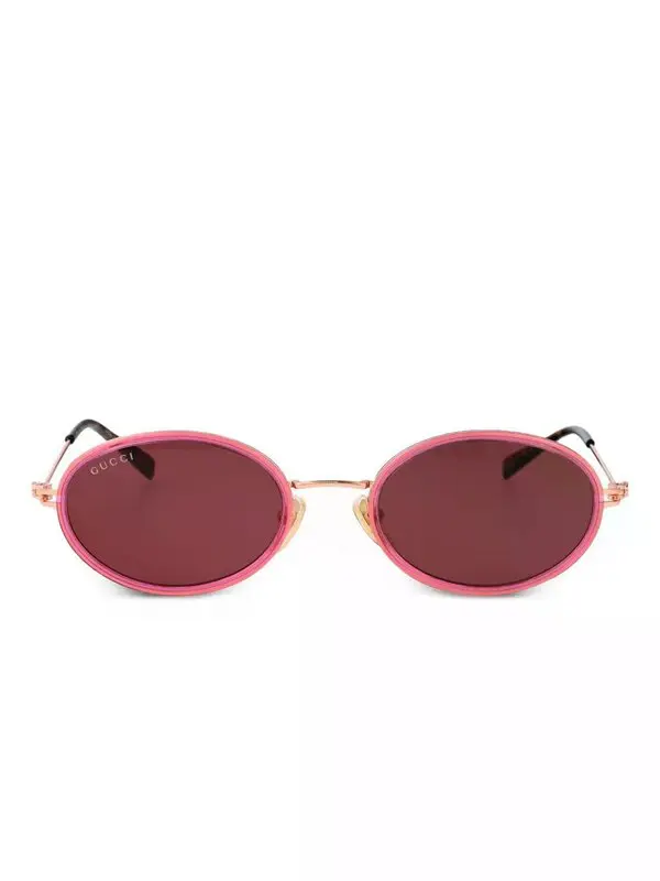 Gucci Oval-frame Sunglasses