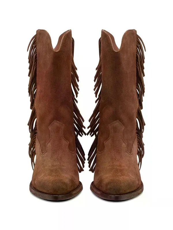 DUCANERO Fringe Leather Boots