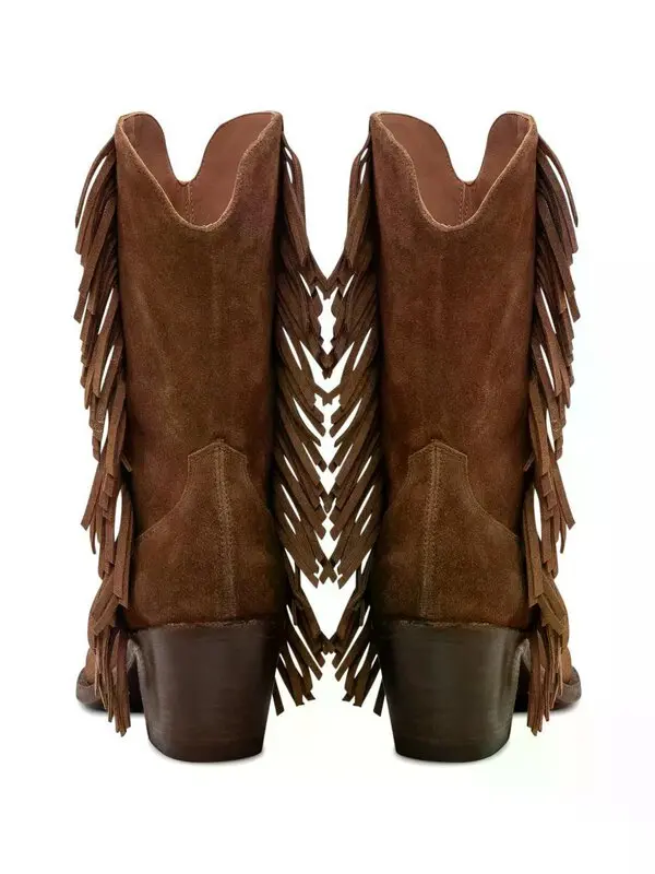 DUCANERO Fringe Leather Boots