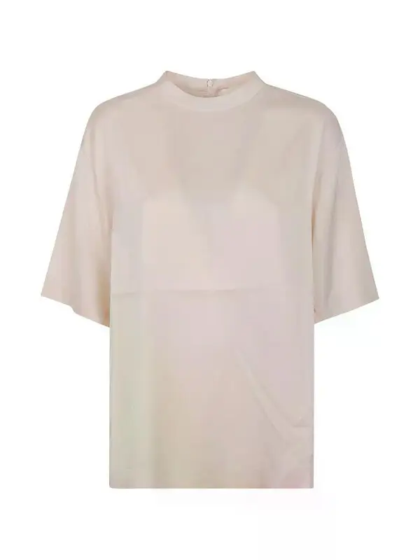 LISA YANG Mock-neck Blouse - Neutrals