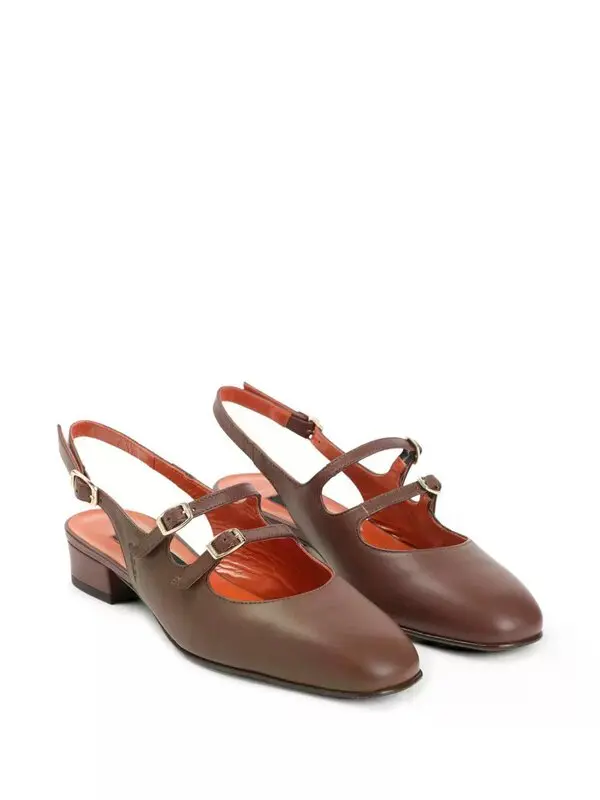 CAREL Buckle-strap Slingback Pumps