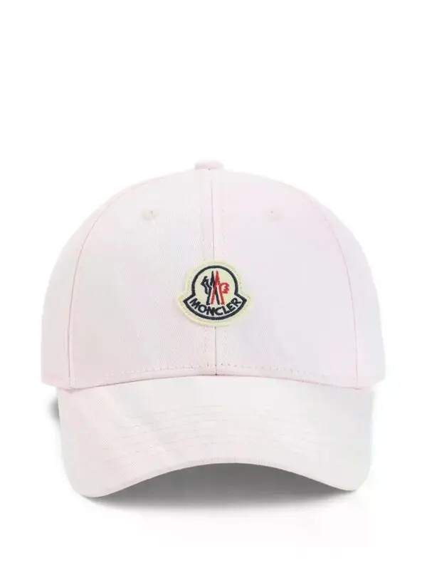 Moncler Logo Patch Cap - Pink
