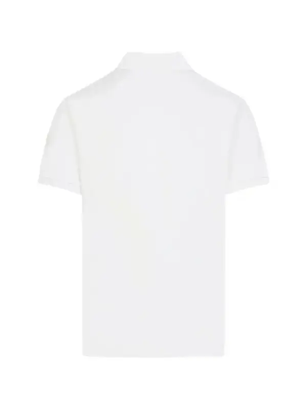 Moncler Stripe Polo Shirt - Neutrals