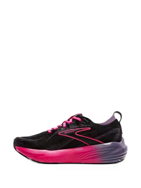 Brooks Glycerin 22 Fuchsia Logo Sneakers - Black