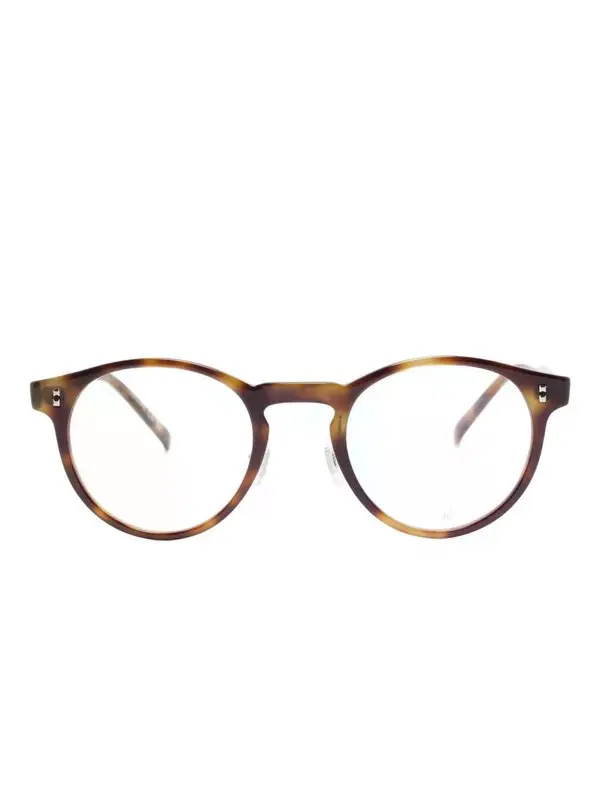 Dunhill Round-frame Glasses - Brown