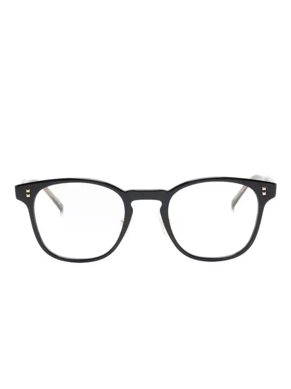 Dunhill Round-frame Glasses - Black