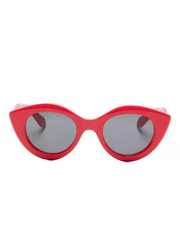 AZZEDINE ALAIA Cat-eye Sunglasses - Red