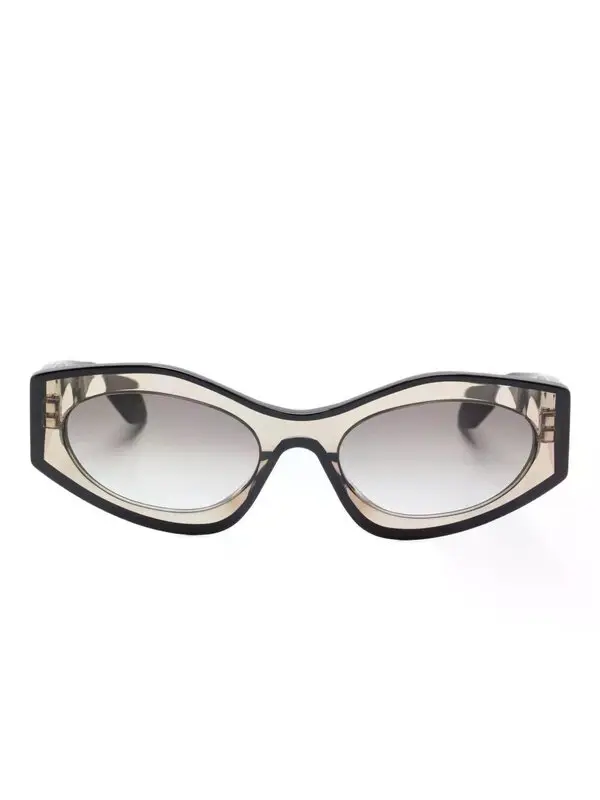 AZZEDINE ALAIA Cat-eye Sunglasses - Black