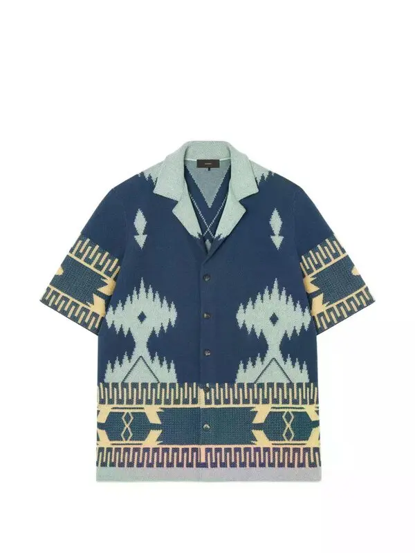 Alanui Patterned Shirt - Blue