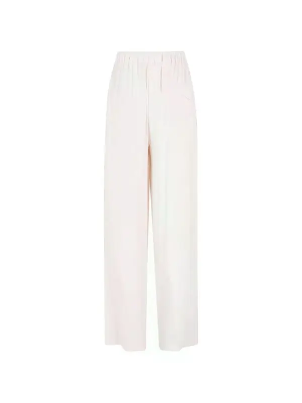 Federica Tosi Elasticated Wide-leg Trousers - Pink