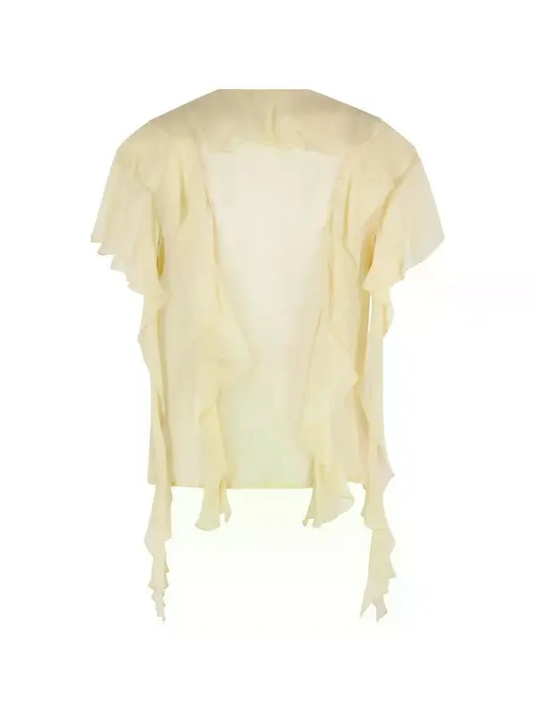 Erika Cavallini Lia Ruffled Tie Blouse
