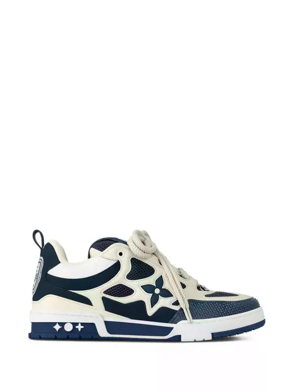 LOUIS VUITTON Skate Flower-motif Sneakers - White