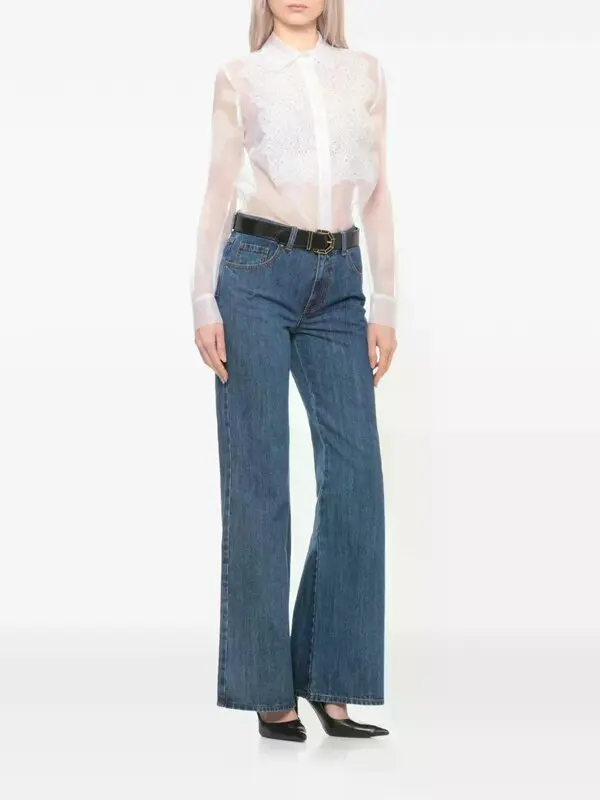 P.a.r.o.s.h Floral Lace Shirt