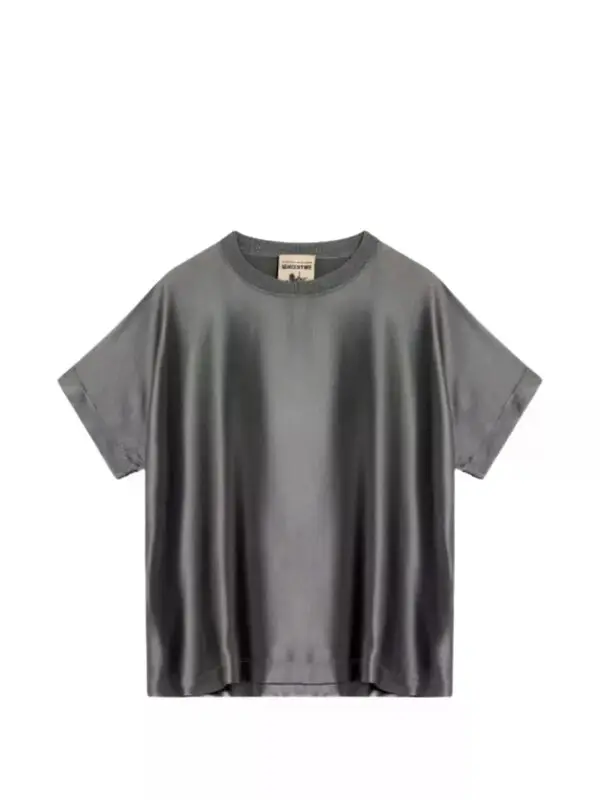 SEMICOUTURE Crew-neck T-shirt - Grey
