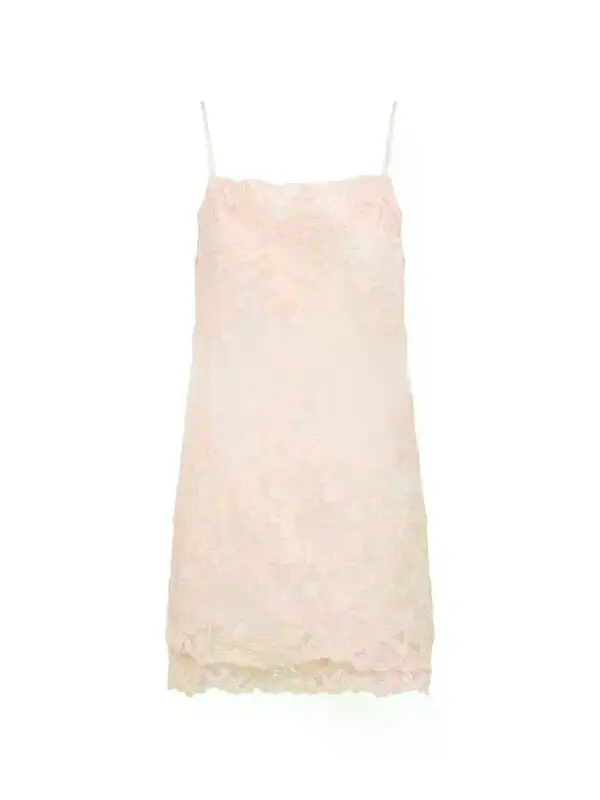 Ermanno Scervino Lace Slip Dress - Neutrals