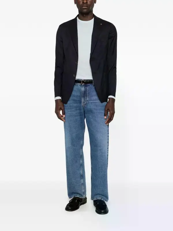 Tagliatore Two-button Patch-pocket Blazer - Blue