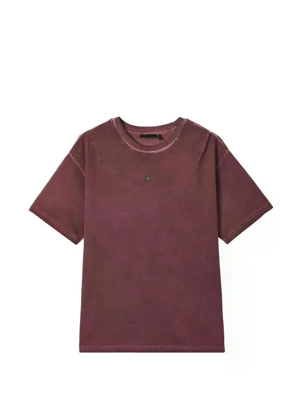 FIVE CM Chest-appliqué T-shirt - Red