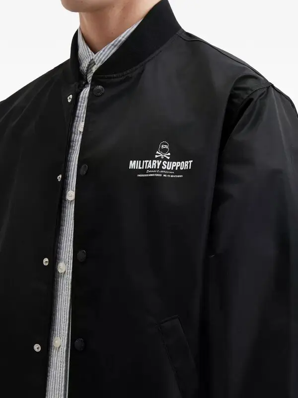 FINGERCROXX Printed Bomber Jacket