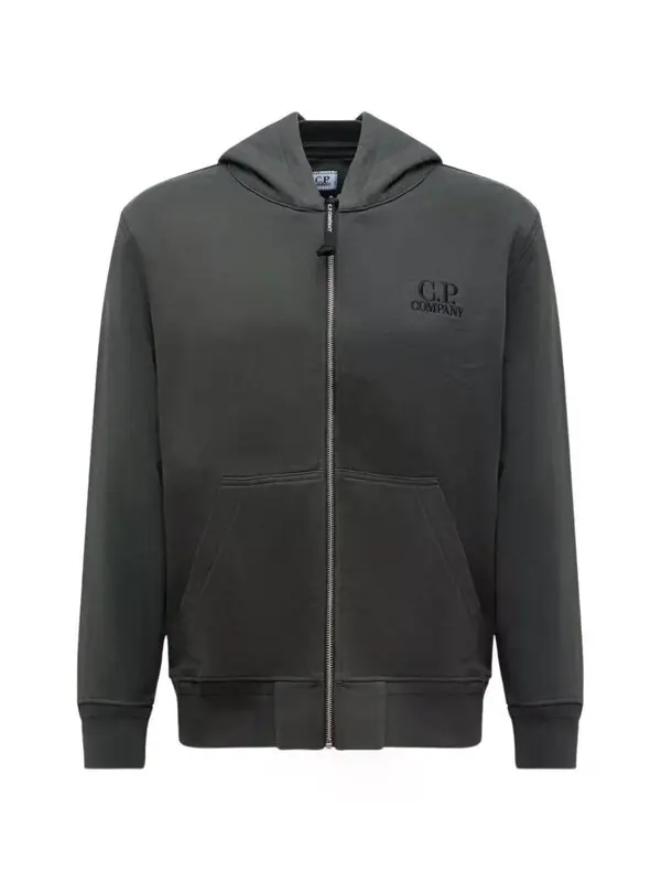 C.P. COMPANY Zip-up Hoodie - Grey