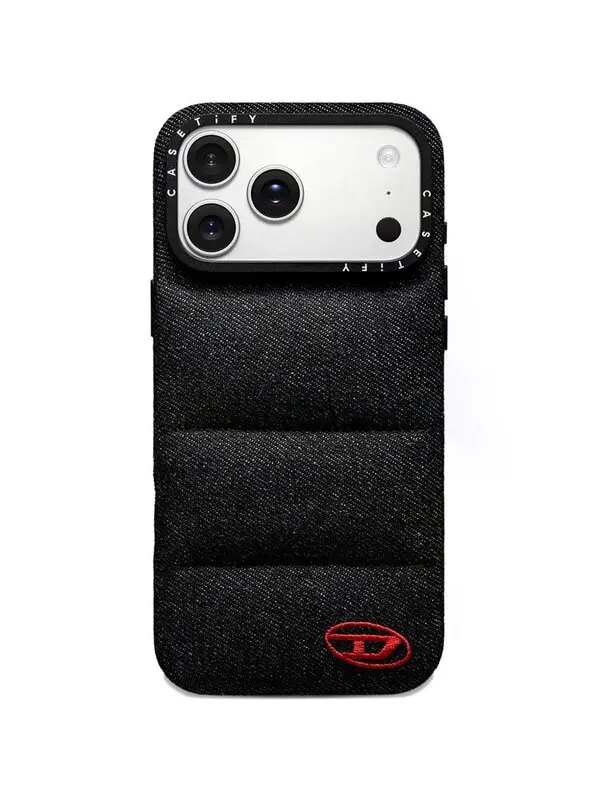 DIESEL X Casetify Puffer-design Iphone 17 Pro Case - Black