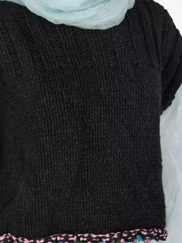 VOYAGE ET CIE Ribbed Sweatshirt
