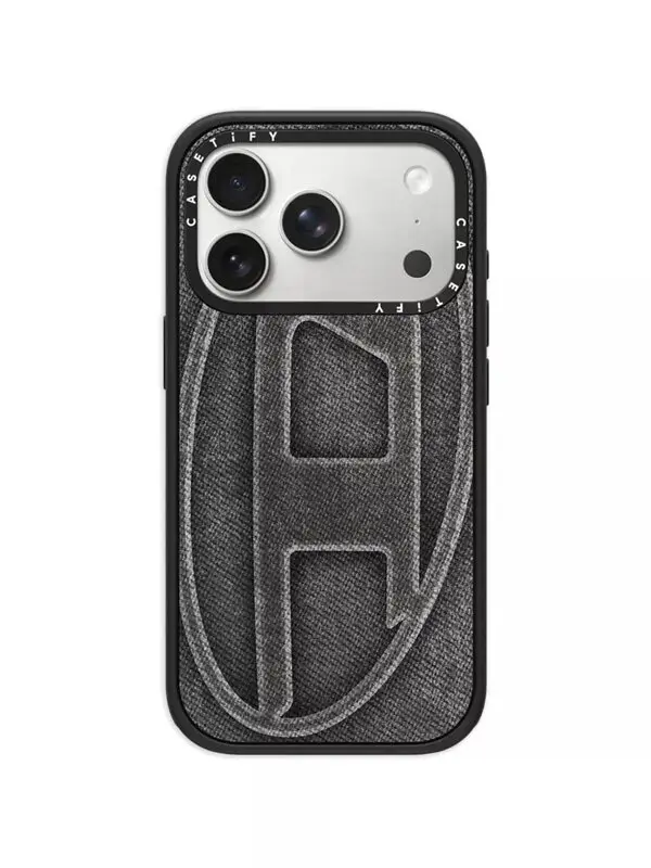 DIESEL X Casetify Oval D Iphone 17 Pro Case - Black