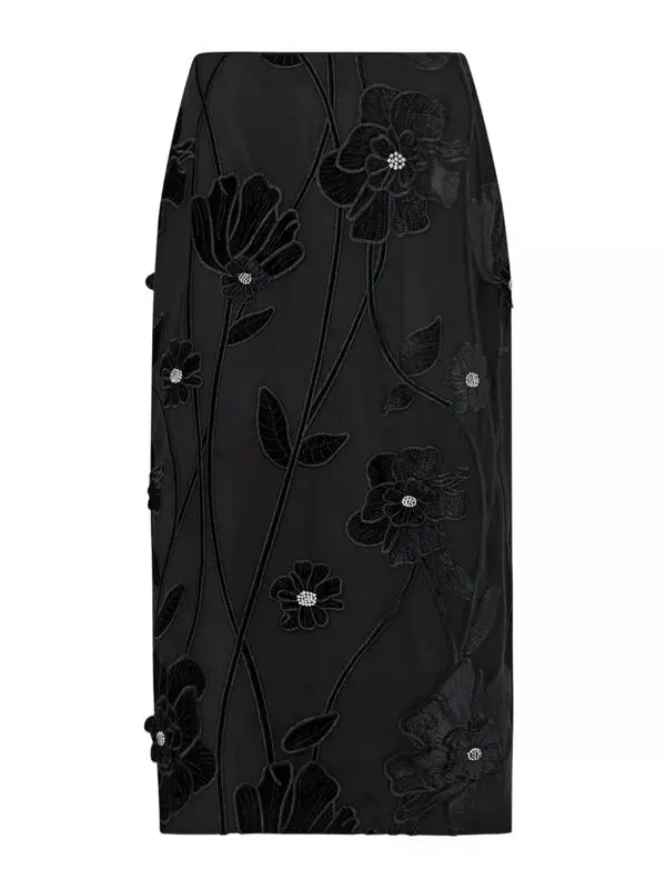 MILLY Rory Midi Skirt