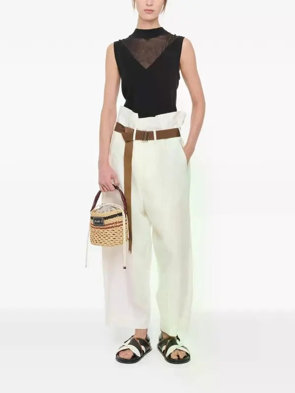 Plan C High-waist Trousers