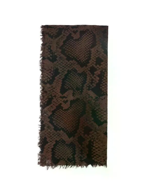 Faliero Sarti Fringed Scarf - Black