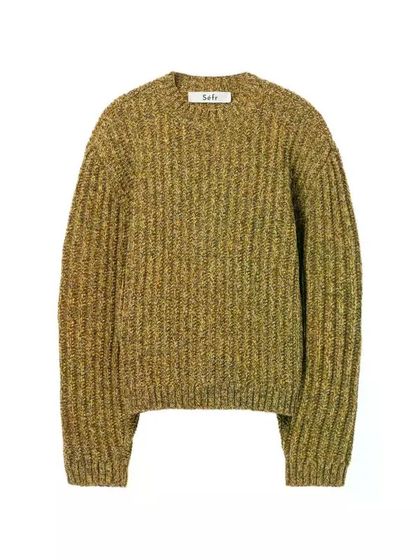 Séfr Makaya Textured Sweater - Green