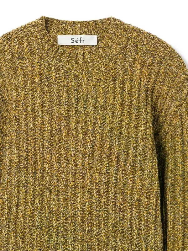 Séfr Makaya Textured Sweater - Green
