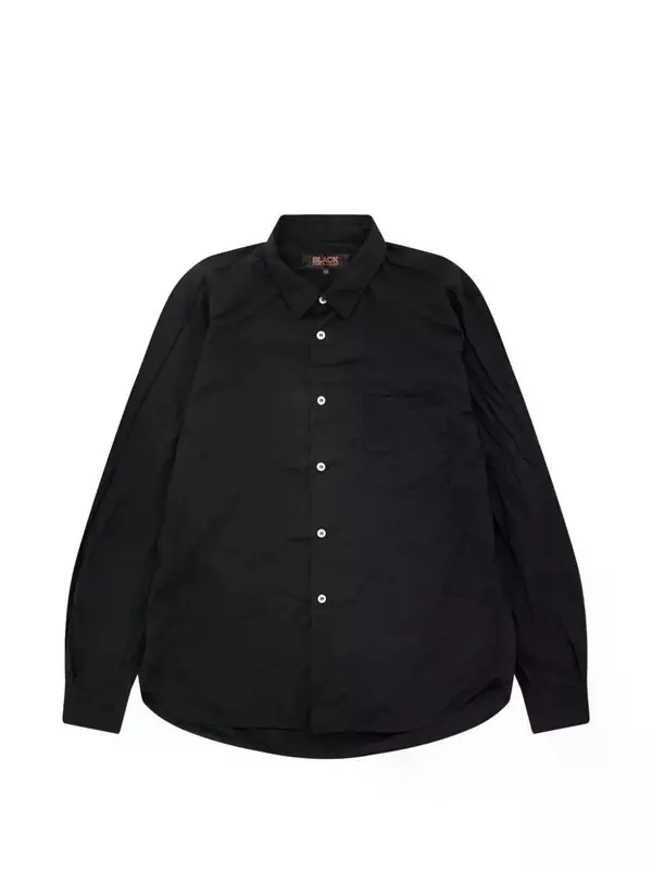 BLACK COMME DES GARÇONS Pocket Collared Shirt - Black