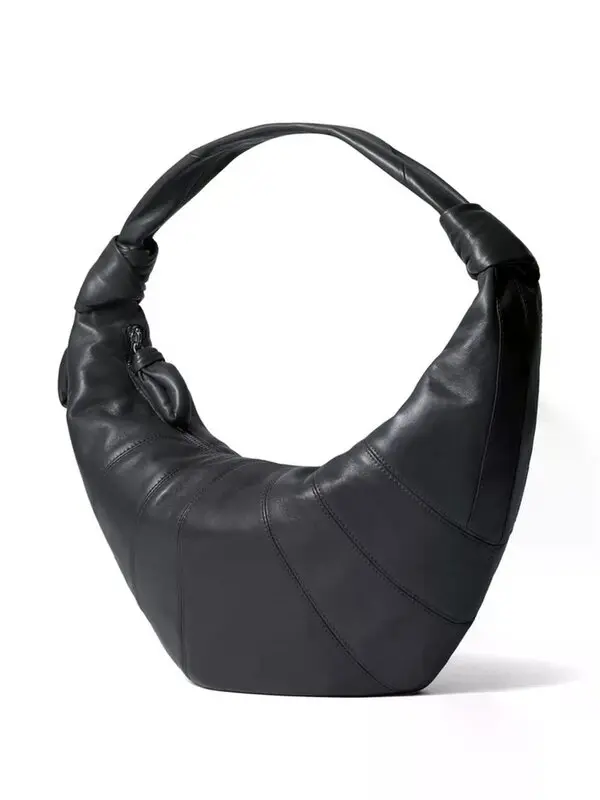 LEMAIRE Knot Zip Leather Shoulder Bag