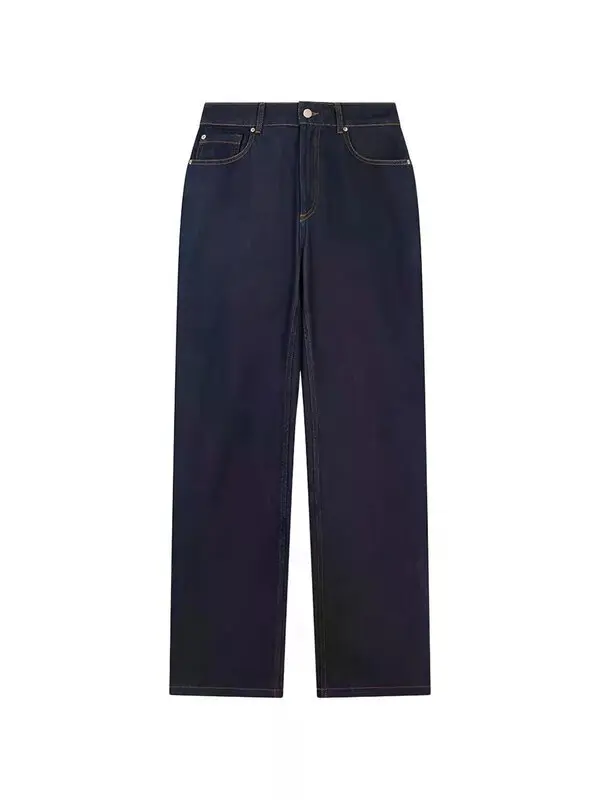Bonpoint Pocketed Straight-leg Jeans - Blue