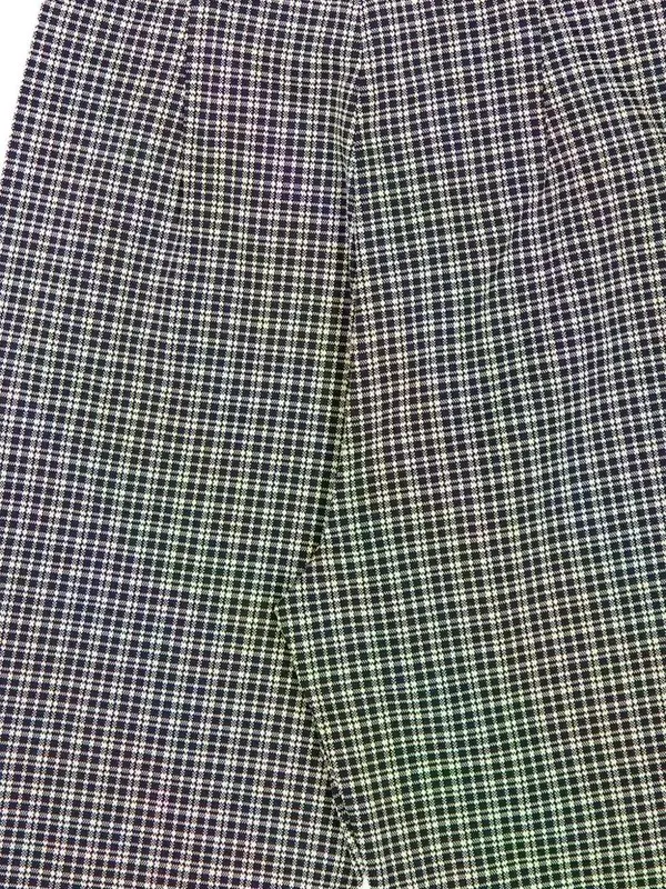 Theory Checkered Flared Trousers