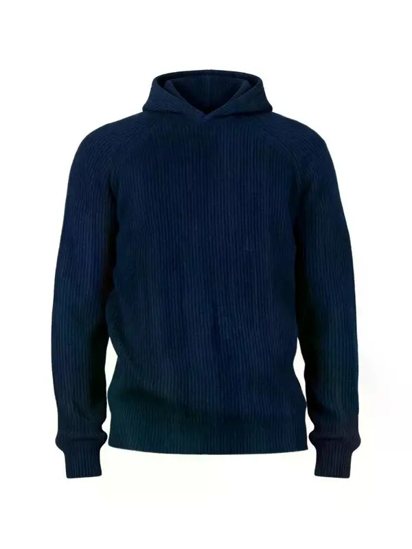 MC2 SAINT BARTH Malcom Ribbed Long-sleeve Hoodie
