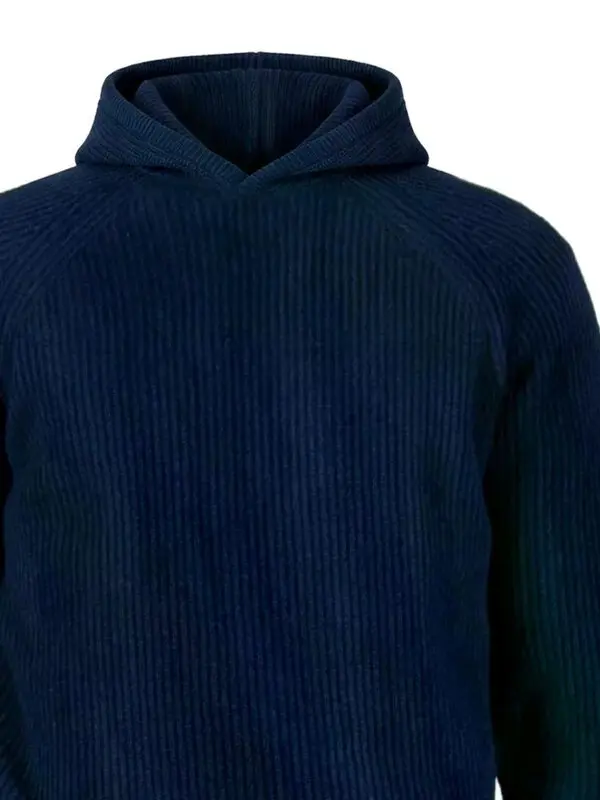 MC2 SAINT BARTH Malcom Ribbed Long-sleeve Hoodie