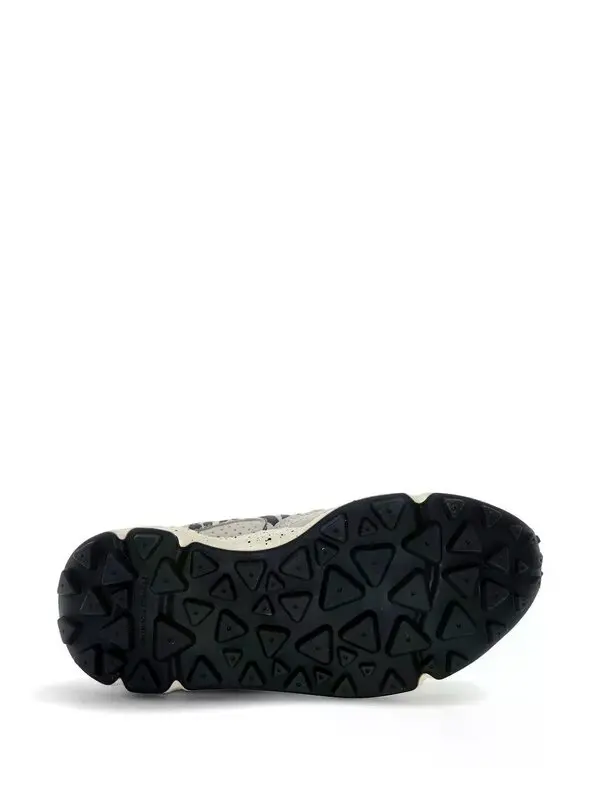 FLOWER MOUNTAIN Yamano 3 Uni Zebra-print Sneakers - Neutrals