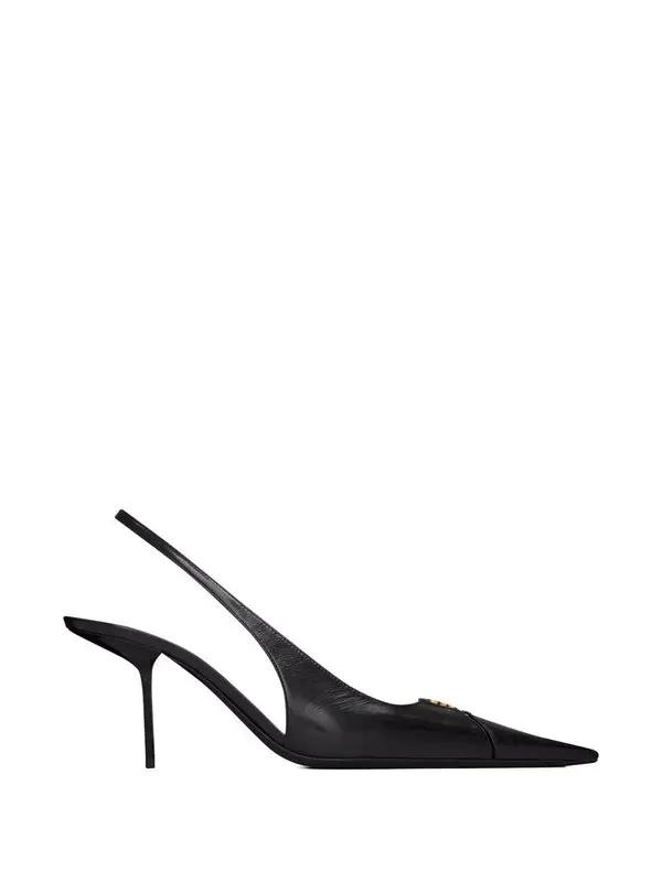 Saint Laurent Breteuil Leather Pumps - Black