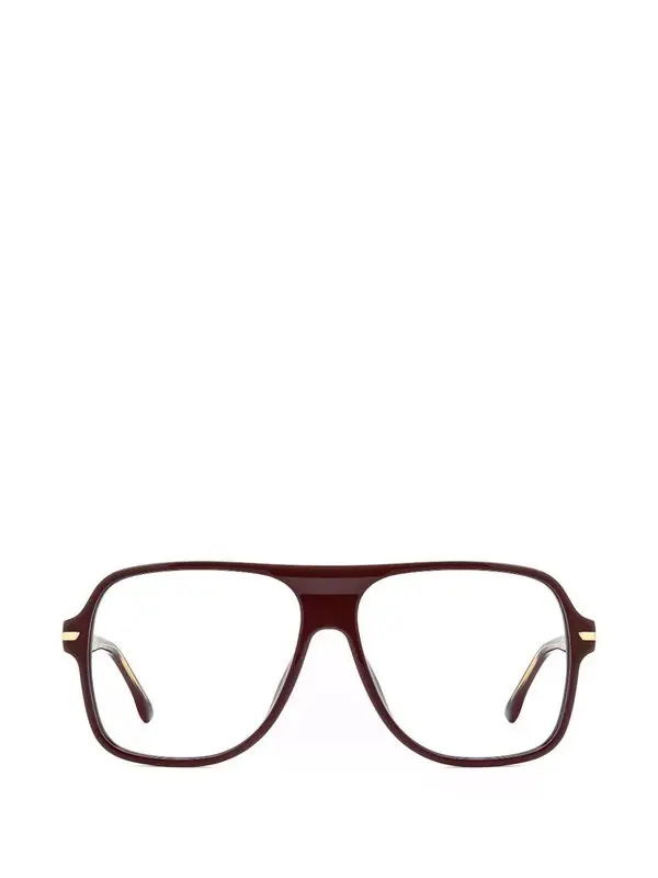 Victoria Beckham Square-frame Glasses - Brown