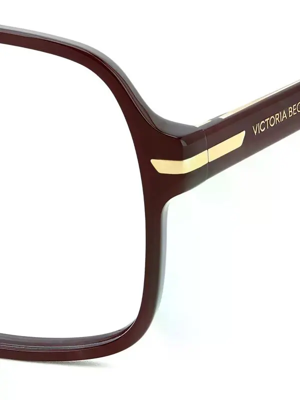 Victoria Beckham Square Frame Glasses - Brown