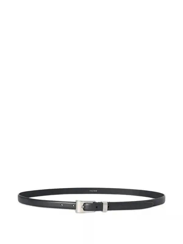 THE ROW Downtown Leather Belt - Black