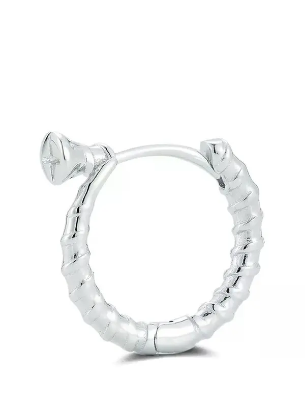 Mateo Screw Hoop Earring