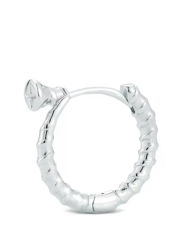 Mateo Hoop Earring - Silver