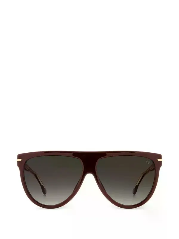 Victoria Beckham Pilot Frame Sunglasses - Brown