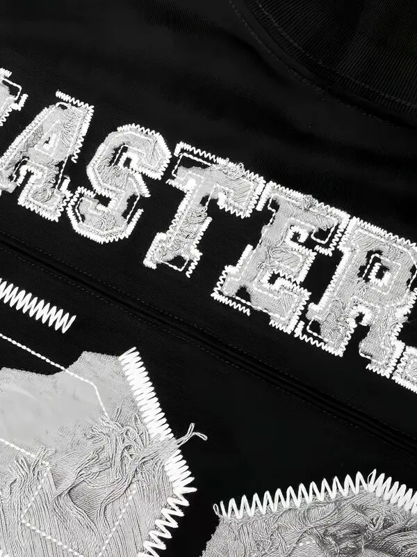 MASTERMIND WORLD Distressed Patch T-shirt - Black