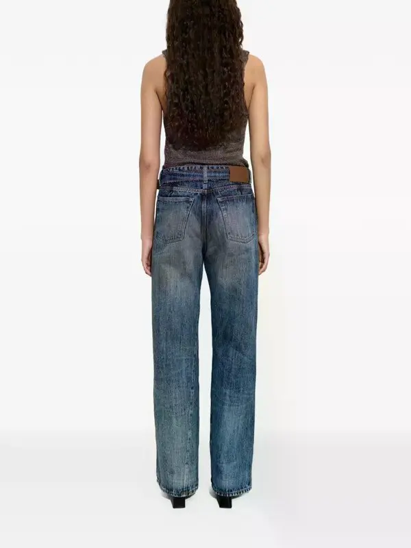 Our Legacy Treble Cut Wide-leg Jeans - Blue