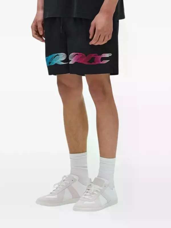 PURPLE BRAND Logo-print Short